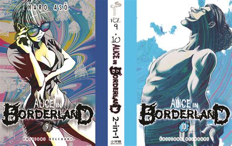 Alice In Borderland Volume 9 10 Manga Covers Borderlands Manga Books