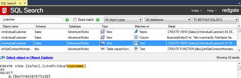 working with search results sql search 3 product documentation