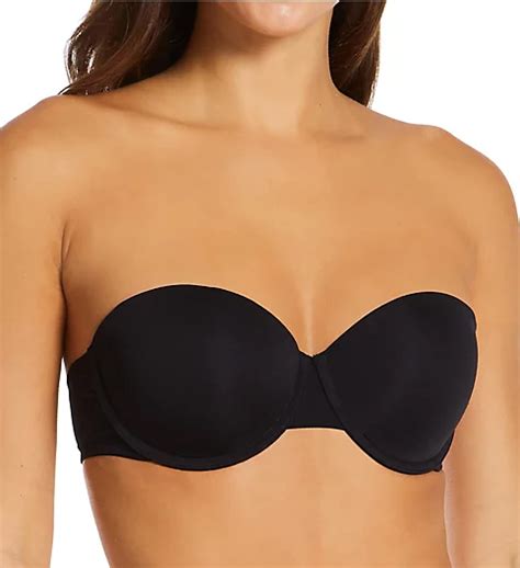 Push Up Strapless Bra Black 32b