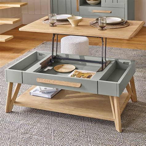 Table Basse Plateau Relevable Alva Lameublier