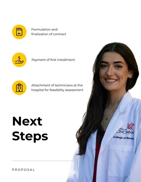 Sleek Hospital Management System Proposal Template Visme