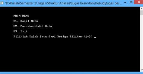 tutorial membuat program c rekap data mahasiswa seputar anak