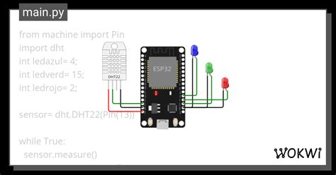 Sensor Temp Python Wokwi Esp32 Stm32 Arduino Simulator