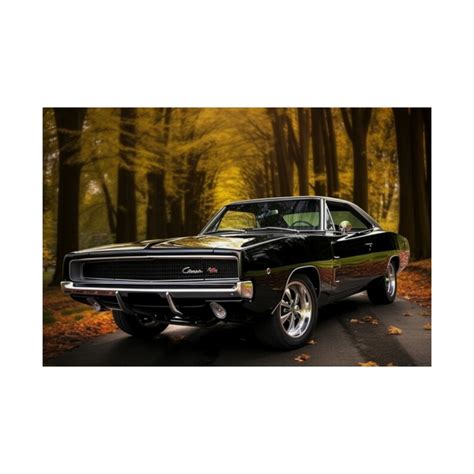 Dodge Charger R T Matte Horizontal Posters Etsy