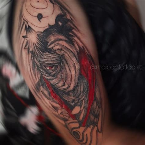 Obito Tattoo Tatuagens De Anime Tatuagem Do Naruto Tatuagem