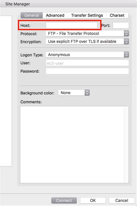 connecting by sftp with filezilla