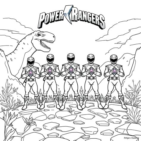 Power Rangers Dino Charge Coloring Pages Free Printable Activity Sheets