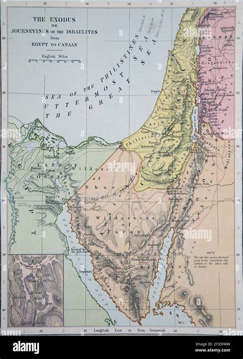 The Exodus From Egypt Old Testament Maps Bible History The Exodus