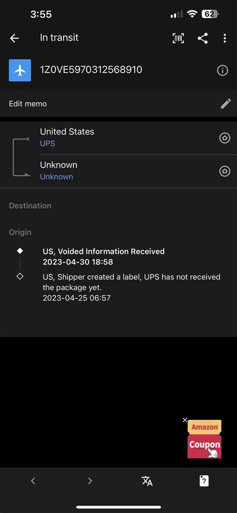 delivery of package failed r repforwarding