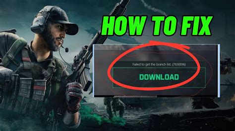 How To Fix Failed to get the branch list (7830016) in Delta Force Hawk Ops - YouTube