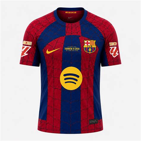 Fc Barcelona X Spider Man X Julian Alvarez Jersey Shirt 2026 For Sale