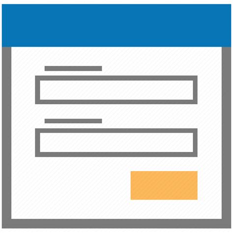 Form Fields Window Popup Dialog Field Icon Download On Iconfinder
