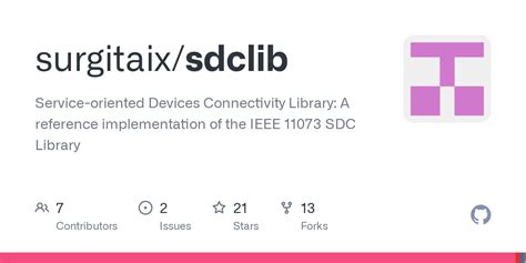 Github Surgitaix Sdclib Service Oriented Devices Connectivity Library A Reference