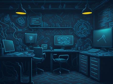 Premium Ai Image Technology Related Background