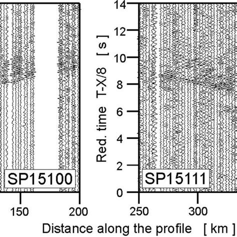 Example Of Trace Normalized Vertical Component Seismic Record Sections