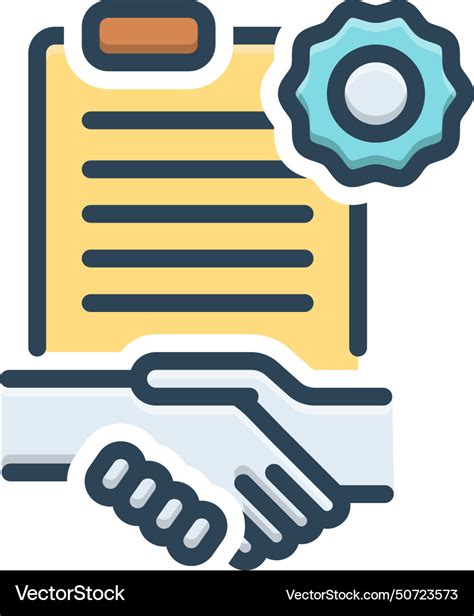 Commitment Royalty Free Vector Image Vectorstock