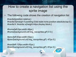 Css Sprite PPT