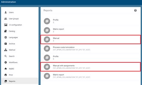 Administration — Bic Process Design Documentation