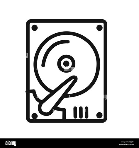Hard Disk Drive Icon Linear Vector Graphics Sign Or Symbol Set For Web App Ui Stock Vector Image Hard Disk Drive Icon Linear Vector Graphics Sign Or Symbol Set For Web App Ui Stock Vector Image