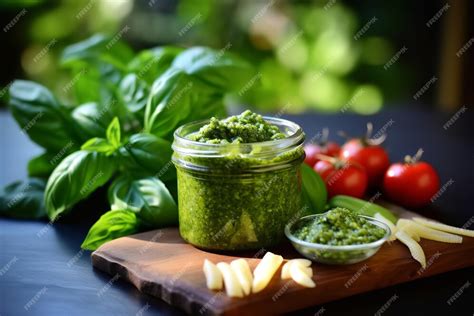 Premium Ai Image Make Your Own Pesto Dinner Recipe