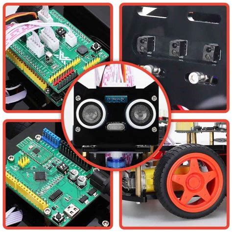 Obstacle Avoid Using Ultrasonic And Ir Sensor Smart Robot Kit With Code Zyc0070 Roboticsdna