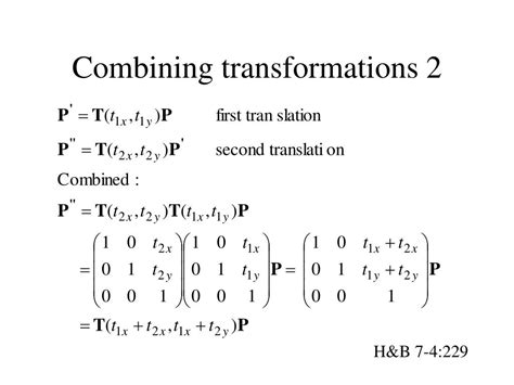 Ppt 2iv60 Computer Graphics 2d Transformations Powerpoint