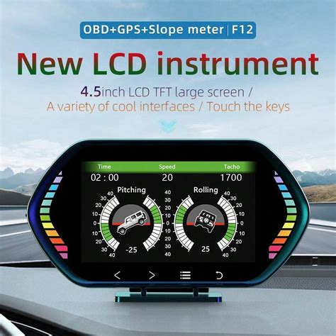 OBD2 Gauge Display Multi Data Monitor Head Up Display Plug And Play HUD Accurate And Fast