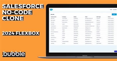 How To Build A Crm Like Salesforce With No Code Using Bubble