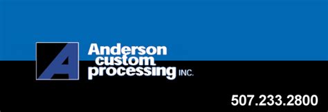Anderson Custom Processing Mobile Welcome