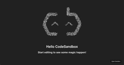 Logo Particle Animation Forked Codesandbox