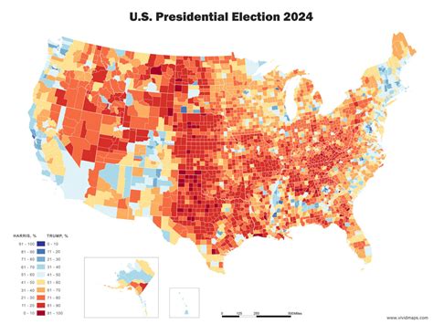 Mapping Americas Rightward Shift The 2024 Presidential Election