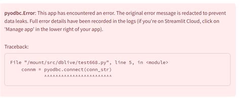 the ms access database path was not accepted during deployment using