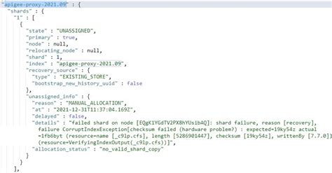 Failed Shards Corruptindexexception Relasticsearch