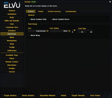 ElvUI Addon Guide World Of Warcraft Warcraft Tavern