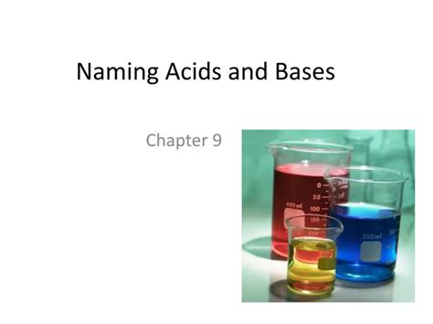 PPT Naming Acids And Bases PowerPoint Presentation Free Download ID