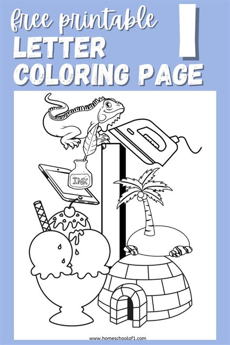 Alphabet Letter I Coloring Pages