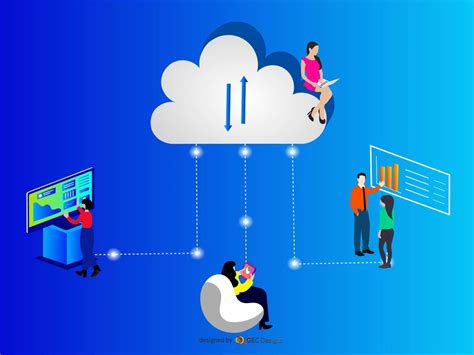 Cloud Computing Services Vector Illustration Gec Designs