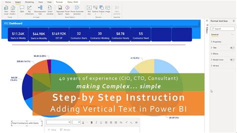 Quick Tip Create Vertical Text In Power Bi In Less Than A Minute 2242638 Youtube