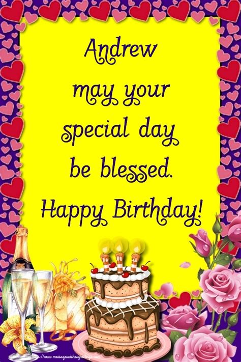 Happy Birthday Andrew Quotes Happy Birthday Andrew S For Him