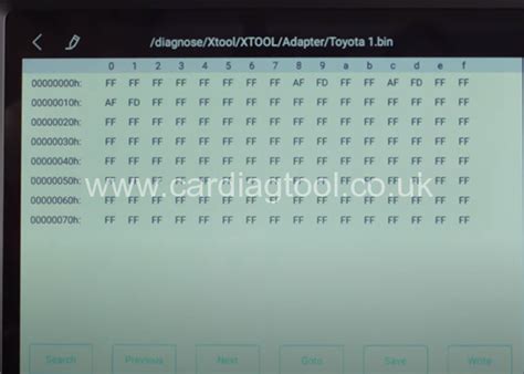 Xtool X100 Pad3 Read Toyota 93c46 Eeprom Data