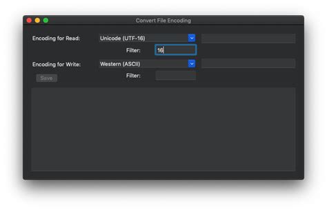 Usage Of Convert File Encoding On Mac