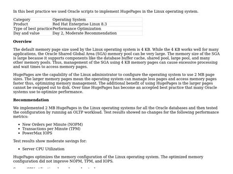 Manjunath Bhat On Linkedin Red Hat Enterprise Linux Hugepages Day