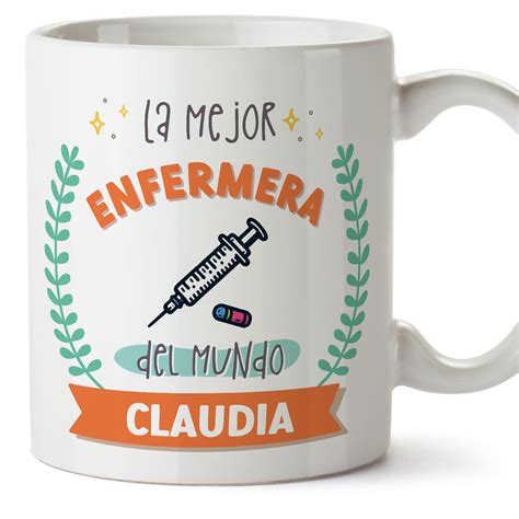 Mugffins Tazas Personalizadas Para Enfermera Mujer En Español Mejor