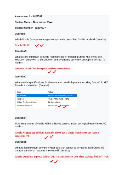 Database Design And Implementation Practical Inf3707 Assessment 1