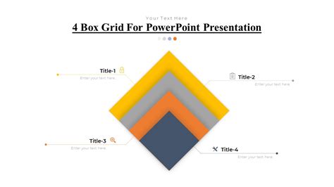 4 Box Grid For PowerPoint Presentation PPTUniverse