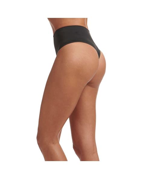Wolford High Waist Thong In Black Lyst Uk