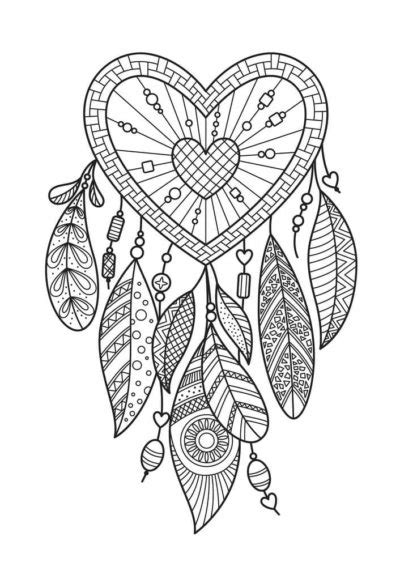 Dibujos De Atrapasueños Para Colorear
