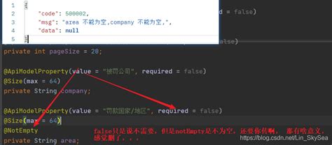 参数不能为空,注意注解不要乱加,,,crud注解判断字段参数内容不允许为空 Csdn博客 参数不能为空,注意注解不要乱加,,,crud注解判断字段参数内容不允许为空 Csdn博客