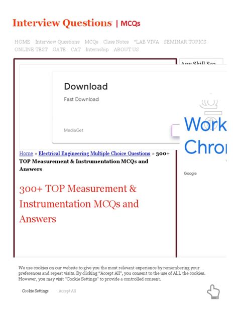 300 Top Measurement And Instrumentation Nts Mcqs And Answers 2022 Pdf