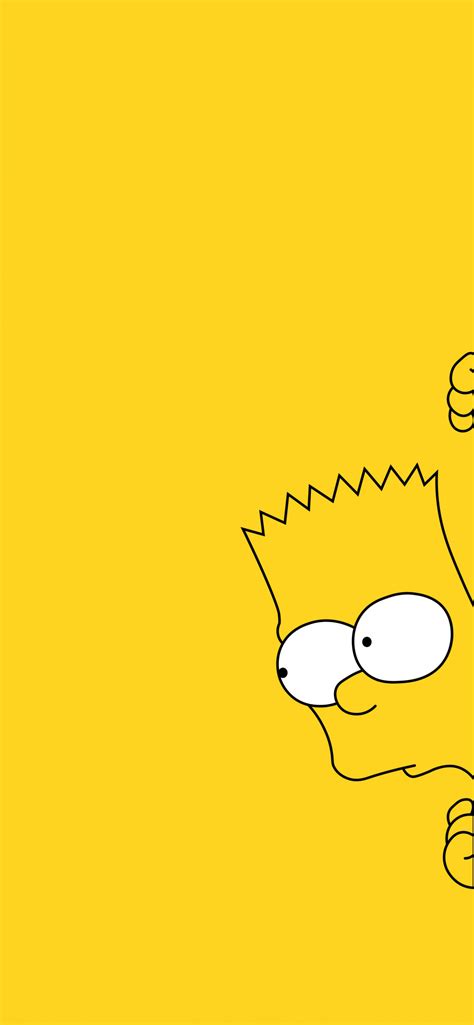 Bart Simpson Wallpaper 4k The Simpsons Yellow Background